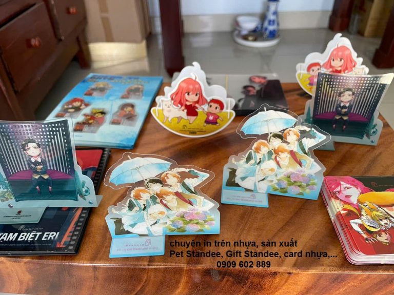 pet standee, gift standee, vật phẩm quảng cáo, vật phẩm quà tặng, in ...